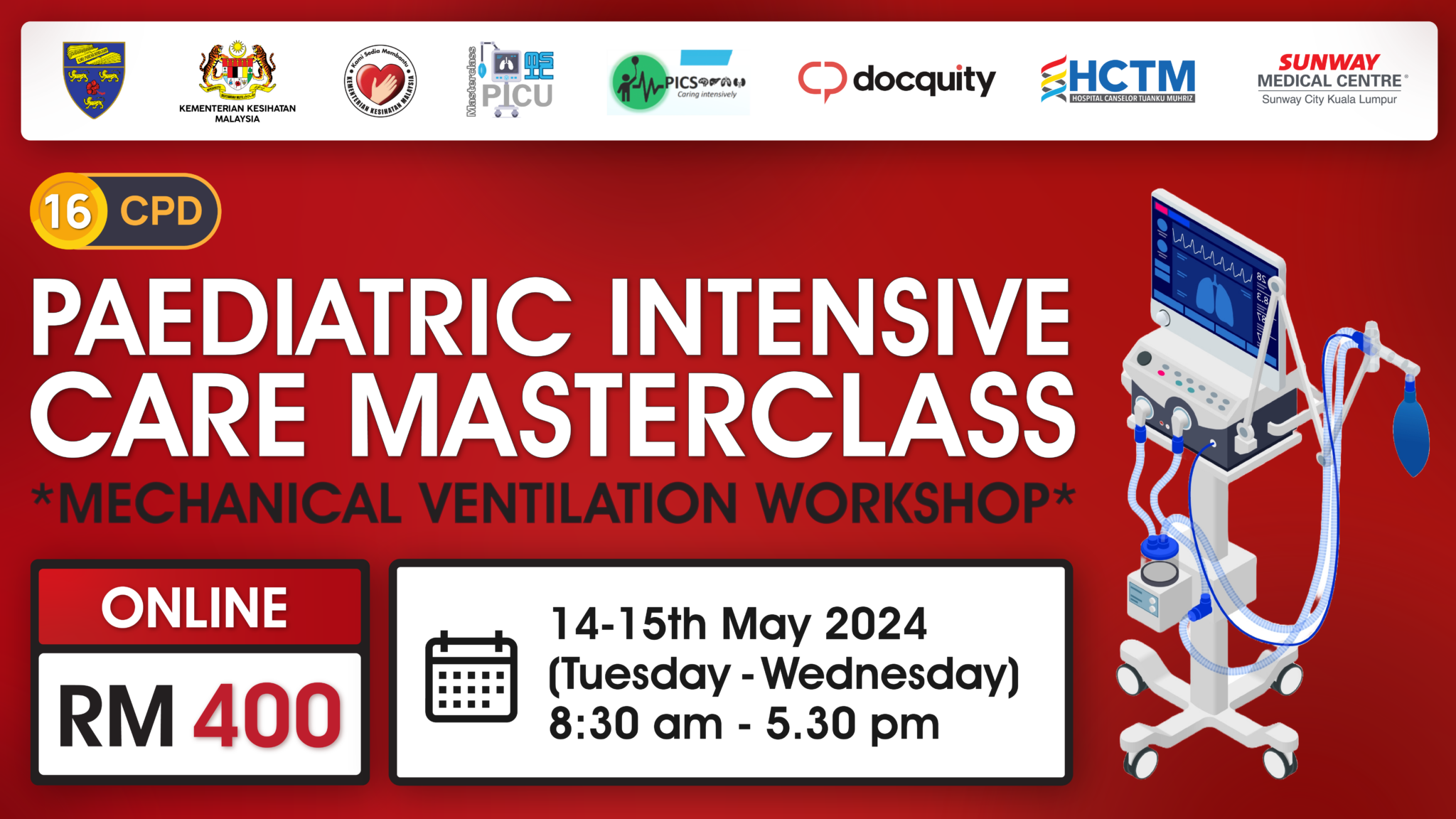 Paediatric Intensive Care Masterclass *Ventilator Workshop* - Docquity ...